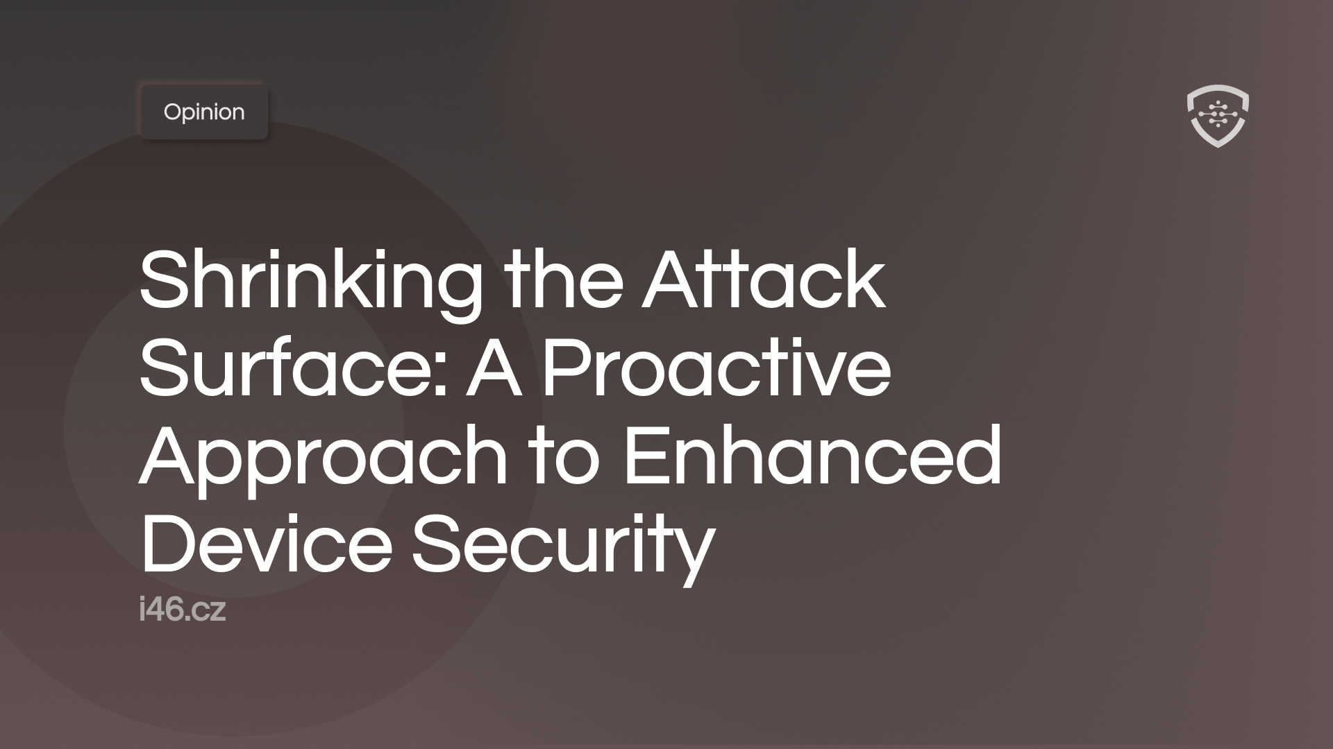 Shrinking the Attack Surface